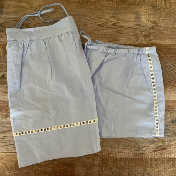 J. Crew | Intimates & Sleepwear | Nwt Jcrew Light Blue Pajama Set ...